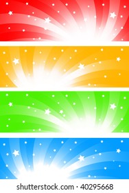 Vector Colorful Banners Clipart Stock Vector (Royalty Free) 40295668 ...