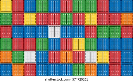 60,838 Colourful shipping containers Images, Stock Photos & Vectors ...