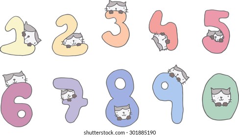 7,998 Numbers cats Images, Stock Photos & Vectors | Shutterstock
