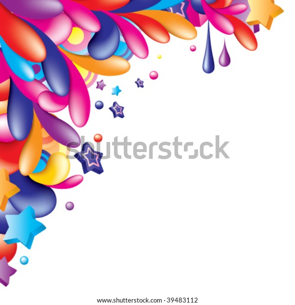 Vector Colorful Corner Your Design All เวกเตอร์สต็อก (ปลอดค่าลิขสิทธิ์ ...