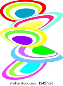 Vector Colorful Discs Stock Vector (Royalty Free) 12427726 | Shutterstock