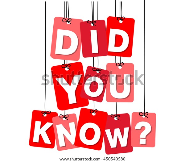 Vector Colorful Hanging Cardboard Tags Did Stock Vector (Royalty Free ...
