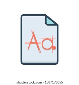 Vector Colorful Icon Font Stock Vector (Royalty Free) 1587178855 ...