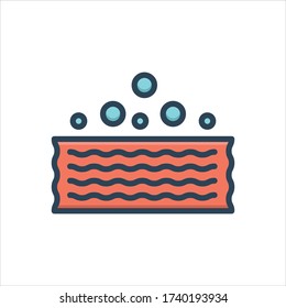Vector Colorful Illustration Icon Absorb Stock Vector (Royalty Free ...