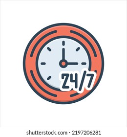 Vector Colorful Illustration Icon Constantly Stock Vector (Royalty Free ...