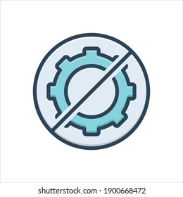 Vector Colorful Illustration Icon Not Stock Vector (Royalty Free ...