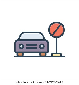 Vector Colorful Illustration Icon Violations Stock Vector (Royalty Free ...