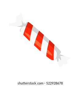 Vector Colorful Wrapped Sweet Isolated On Stock Vector (Royalty Free ...
