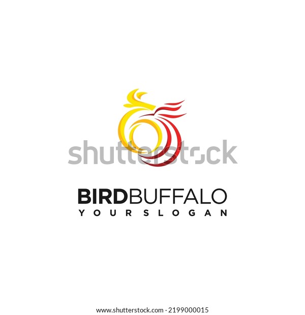 Vector Combining Buffalo Head Birds Head Stock Vector (Royalty Free) 2199000015 | Shutterstock