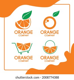 Vector Company Logo Design Fresh Citrus Stock Vector (Royalty Free ...
