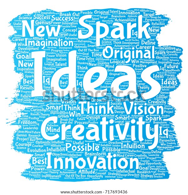 Vector Conceptual Creative Idea Brainstorming Paint Stock Vector ...