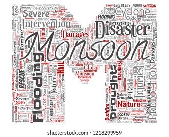 Vector Conceptual Monsoon Dangerous Weather Letter: เวกเตอร์สต็อก (ปลอด ...