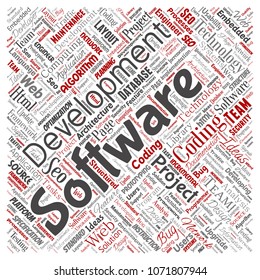 Vector Conceptual Software Development Project Coding Stock Vector ...