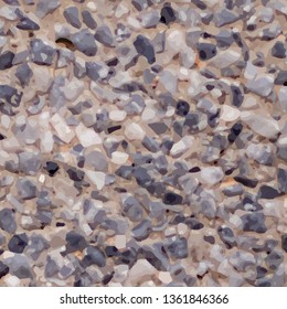 Vector Concrete Cobble Pebble Stone Texture Stock Vector (Royalty Free ...