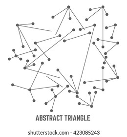Vector Connect Lines Illustration Outline Tech Stock Vector (Royalty ...