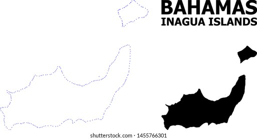 Vector Contour Map Inagua Islands Name Stock Vector (Royalty Free ...