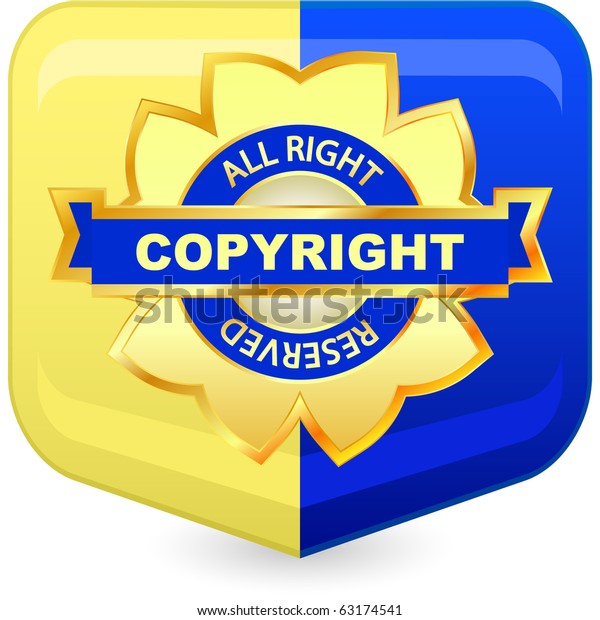 Vector Copyright Label Sale Stock Vector (Royalty Free) 63174541 ...