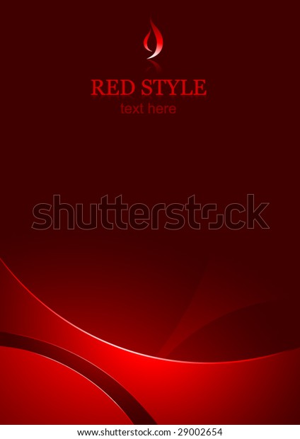 Vector Corporate Business Template Background Red Stock Vector (Royalty ...