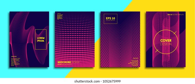 Vector Cover Designs Future Poster Template Stock Vector (Royalty Free ...