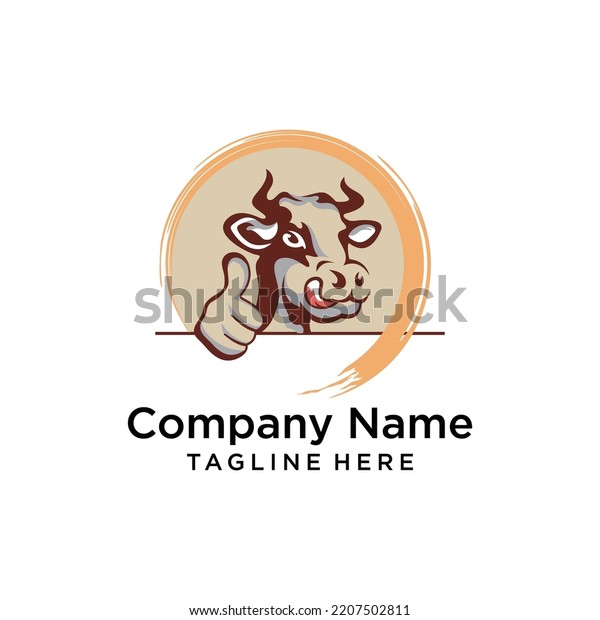 Vector Cow Finger Showing Thumb Stock Vector (Royalty Free) 2207502811 ...
