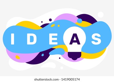 Vector Creative Illustration Business Idea Word Stock Vector (Royalty ...