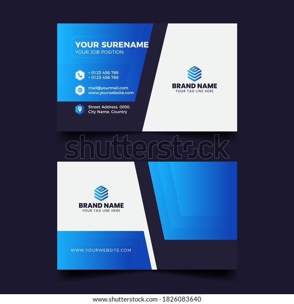 Vector Creative Modern Simple Corporate Business Stock Vector (Royalty ...