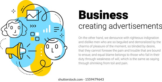 Vector Creative Template Illustration People Head Stock Vector (Royalty ...