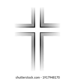 Cross Symbol Religion Vector Illustration Stock Vector (Royalty Free ...