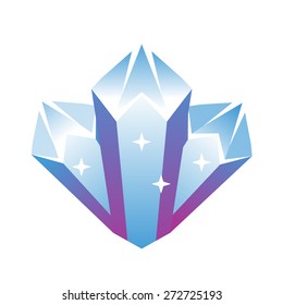 Vector Crystal Icon Stock Vector (Royalty Free) 272725193