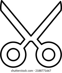 Vector Cut Icon Illustration On White Stock Vector (Royalty Free ...