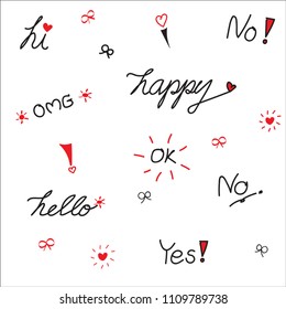 365 Cute Catchword Images, Stock Photos & Vectors | Shutterstock