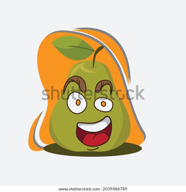 Vector Cute Pears Fruits Funny Pears Stock Vector (Royalty Free ...