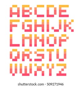 Vector Cute Pixel Art Font 4x5 Stock Vector (Royalty Free) 509271946 ...