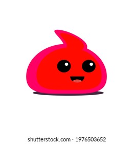 Vector Cute Slime Logo Kids Logo Stock Vector (Royalty Free) 1976503652 ...