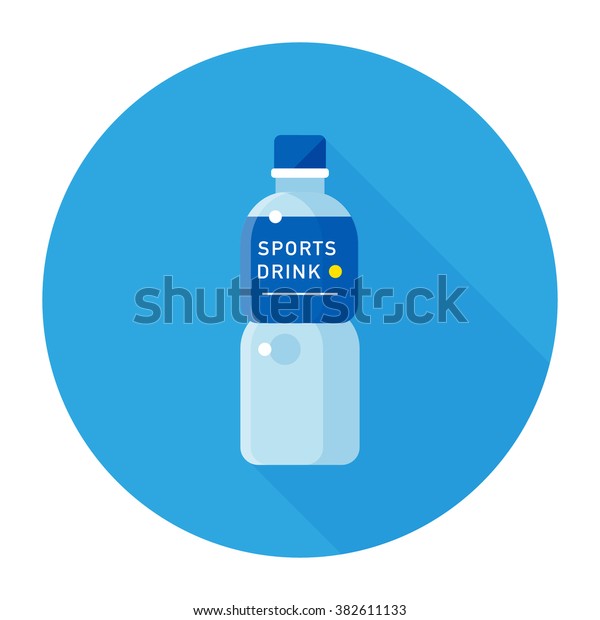 vector cute sports drink, electrolyte drink set / cartoon, flat, icon ...