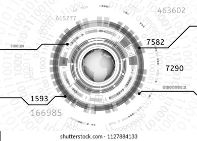 Vector Cyber Security Binary Code Concept Stock Vector (Royalty Free ...