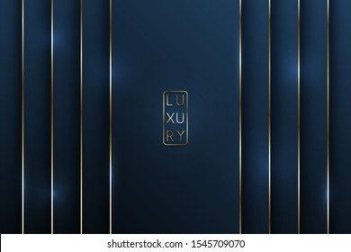 Vector Dark Blue Luxury Background Vip Stock Vector (Royalty Free ...