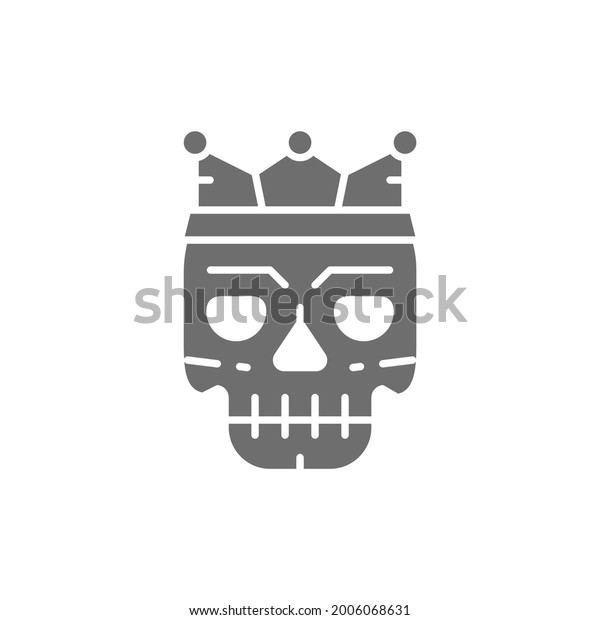 Vector Death Mask Tattoo Sketch Gray Stock Vector (Royalty Free ...