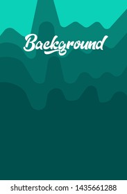 Vector Deep Green Water Background Stock Vector (Royalty Free ...
