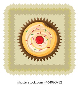 1,076 Cupcake top view vector Images, Stock Photos & Vectors | Shutterstock