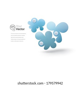 Vector Design Blue Clouds Edition Minimal Stock Vector (Royalty Free ...