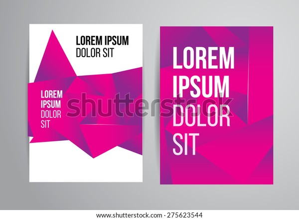 Vector Design Brochure Template Statistic Info Stock Vector (Royalty ...