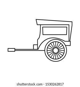 Vector Illustration Brougham Old Logo Web Stock Vector (Royalty Free ...