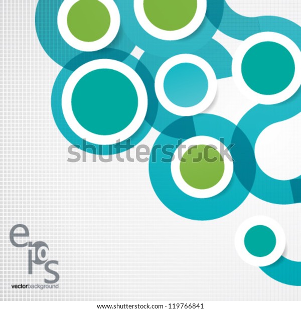 Vector Design Eps10 Simple Colorful Circles Stock Vector (Royalty Free ...