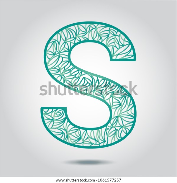 Vector Design Font S Alphabet Created Stock Vector (Royalty Free ...
