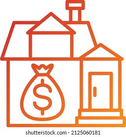 Vector Design House Payment Icon Style Stock Vector (Royalty Free ...
