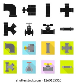 Vector Design Pipe Tube Logo Collection Stock Vector (Royalty Free ...