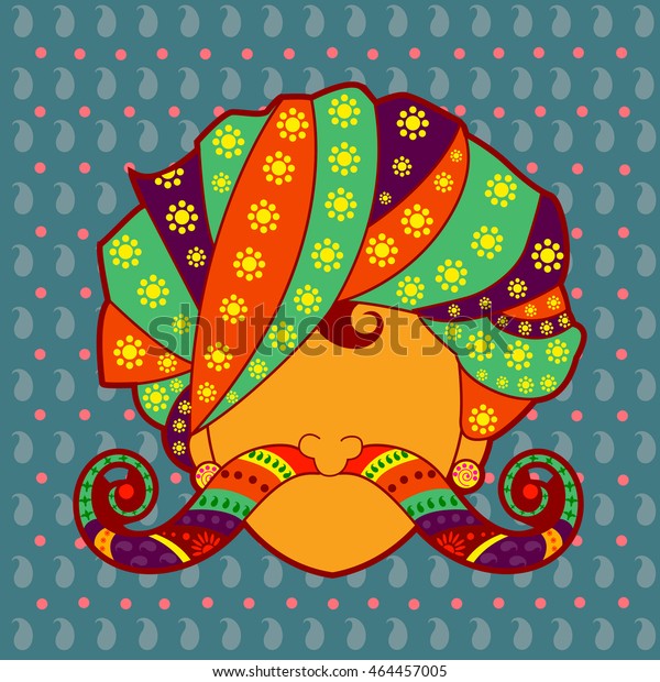 376 Rajasthan Turban Stock Vectors, Images & Vector Art | Shutterstock
