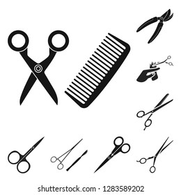 Vector Design Scissor Craft Logo Set Stock Vector (Royalty Free ...
