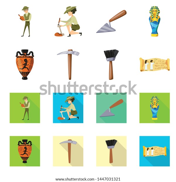Vector Design Story Items Sign Set Stock Vector (Royalty Free ...